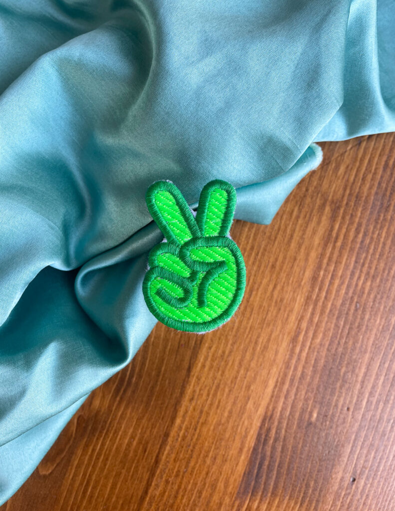 Peace Sign Patch - Carissaofthesea Embroidery