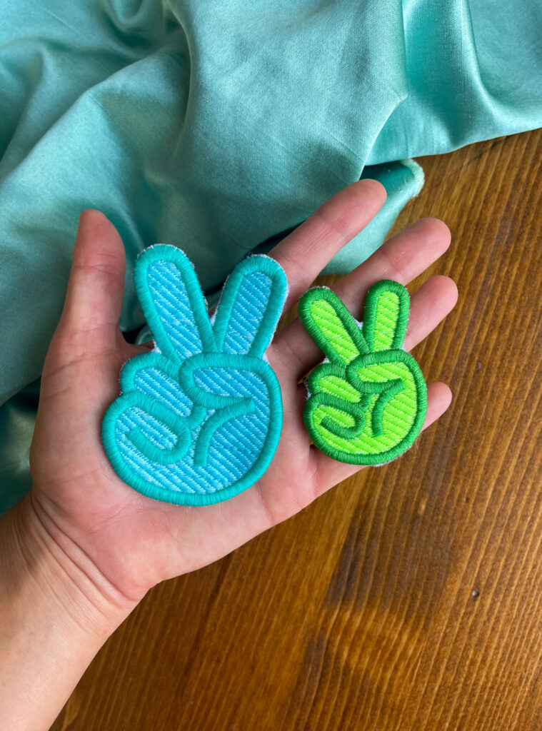 Peace Sign Patch - Carissaofthesea Embroidery